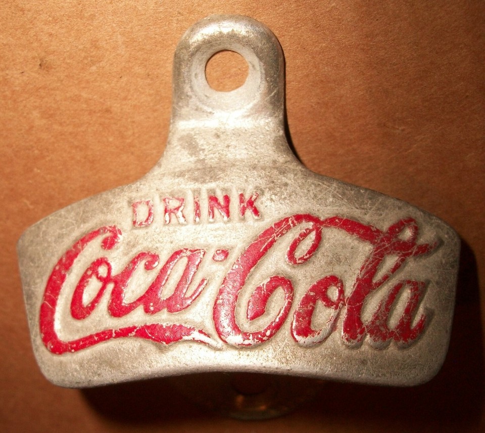 Drink Coca-Cola Starr X #11 stationary bottle opener mild use cast iron ...