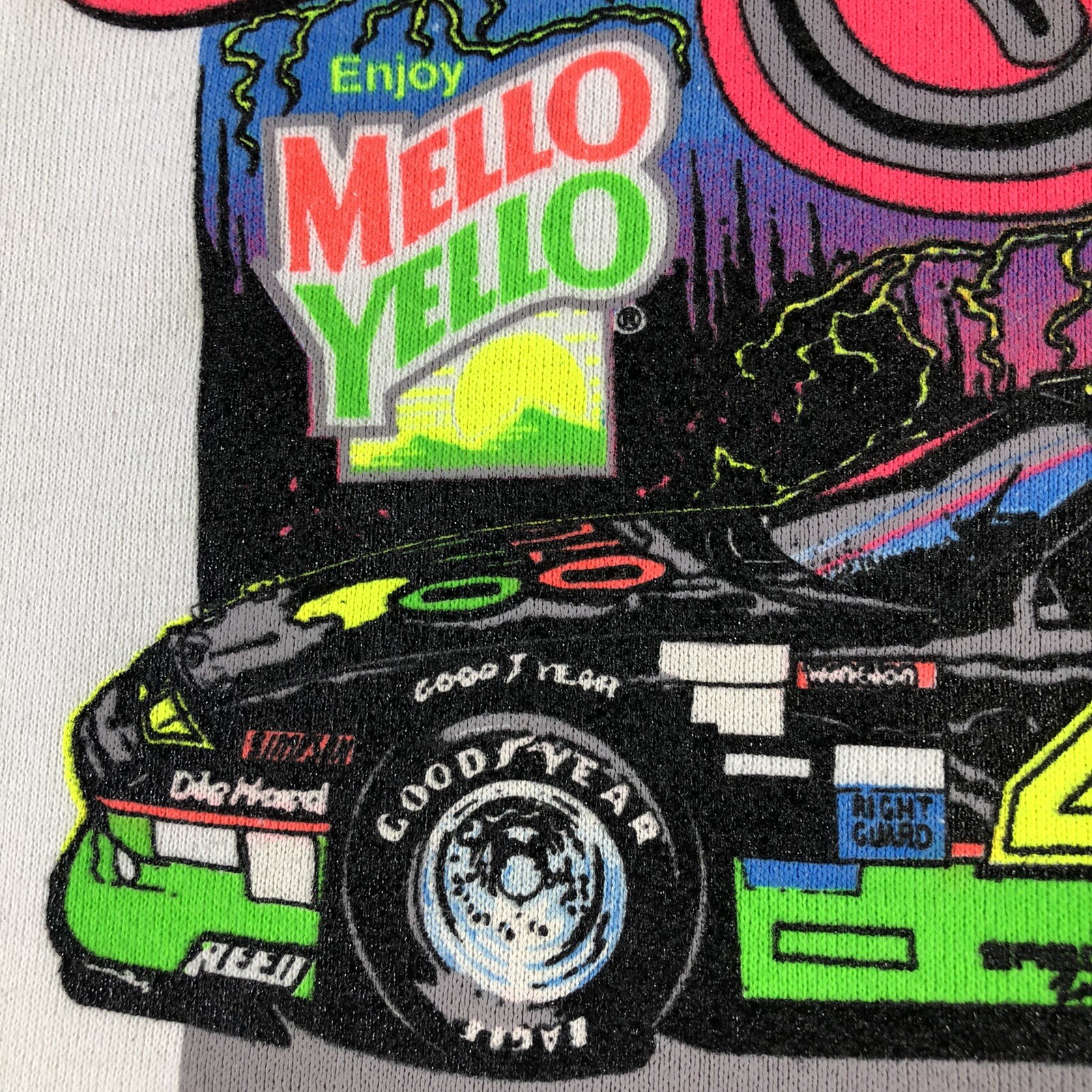 NASCAR Kyle Petty Mello Yellow 90s Racing Car Vintage… - Gem