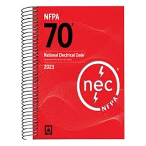 NFPA NEC 70 National Electrical Code 2023 Edition Spiral Bound | eBay