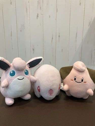 Pokemon Jigglypuff Munna Cleffa Plush Toy Pink Color Selection Complete ...
