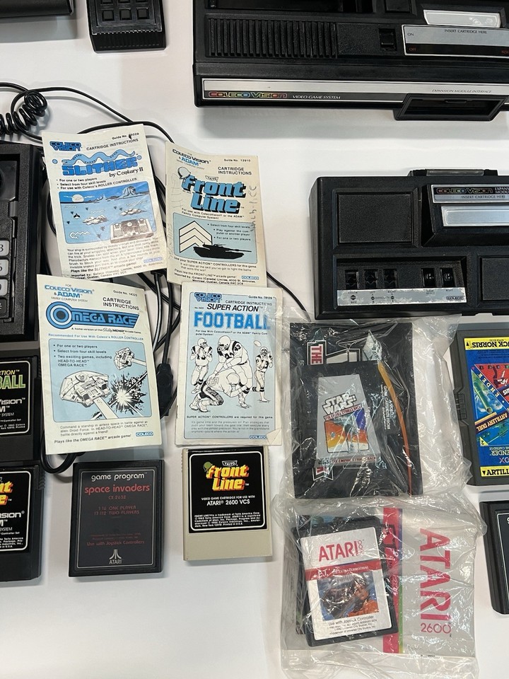 ULTIMATE COLECOVISION ATARI GAMING SYSTEM WITH GAMES AND EXTRA ...