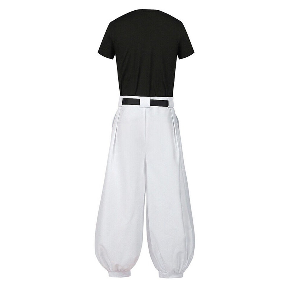Anime Jujutsu Kaisen Fushiguro Toji Cosplay Costume Halloween Top Pants ...