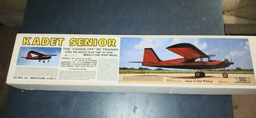 Sig Kadet Senior NIB Perfect Rc Airplane Kit | eBay