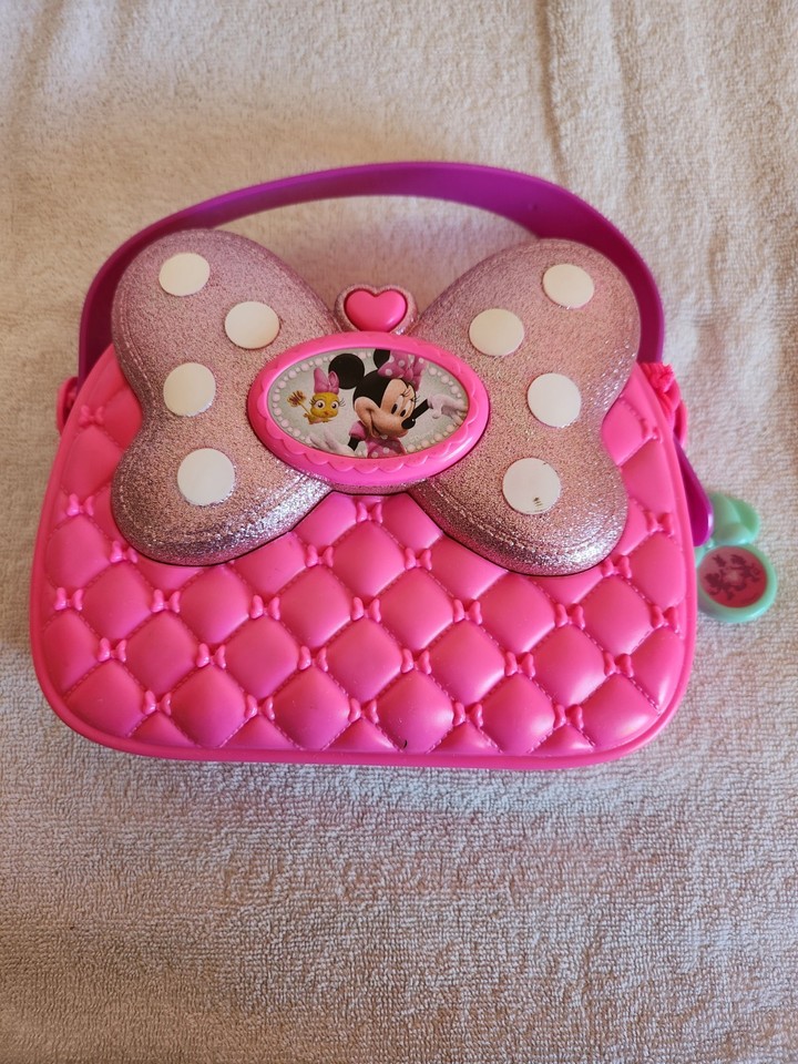 Minnie Mouse Disney Junior Happy Helper Bag Playset/Pink/Bow | eBay