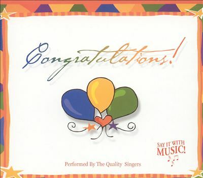 Congratulations by Quality Singers (CD, 2005) for sale online | eBay