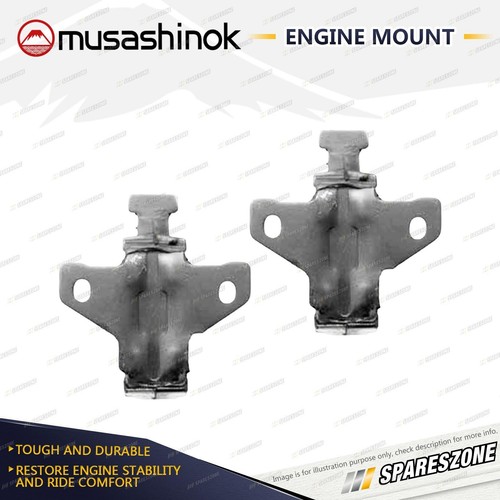 2x Musashinok Front LH RH Engine Mount for Toyota Hilux KUN16R KUN26R ...