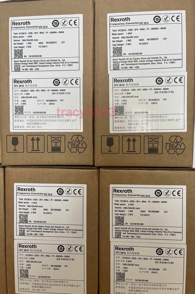 R912005378 VFC3610-0K75-3P4-MNA-7P-NNNNN-NNNN,0.75Kw REXROTH inverter ...