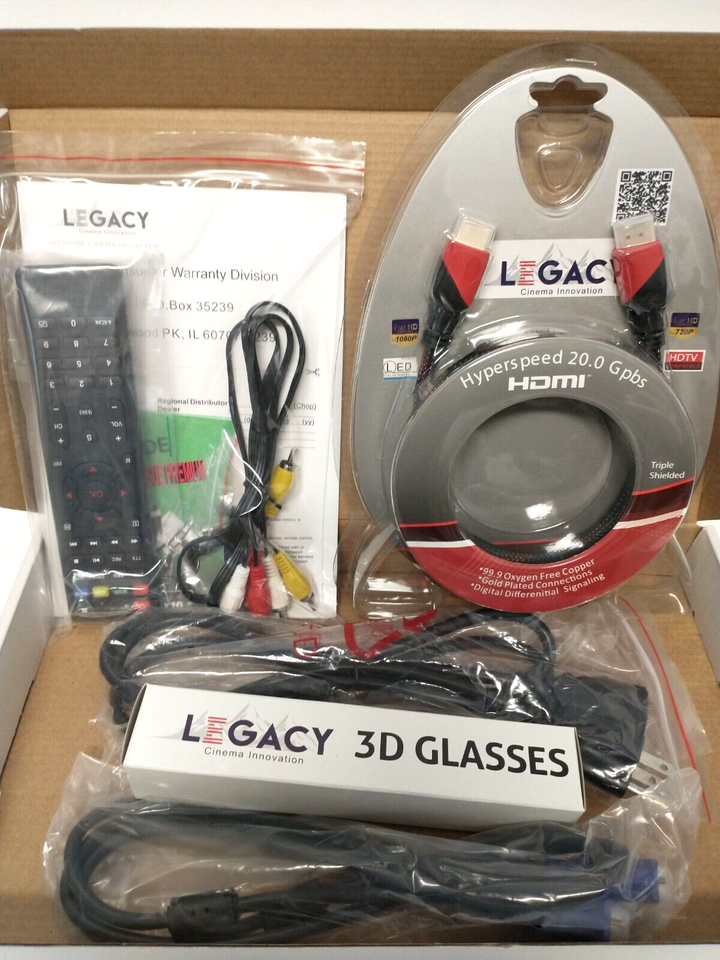 Legacy Cinema Innovation LCI-98 1080P 4k 3D LED HD Home Theater ...