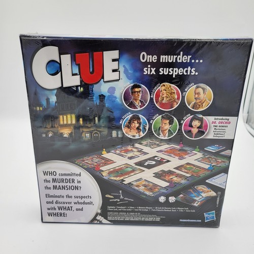 Hasbro Clue The Classic Mystery Board Game in original packaging Sealed ...