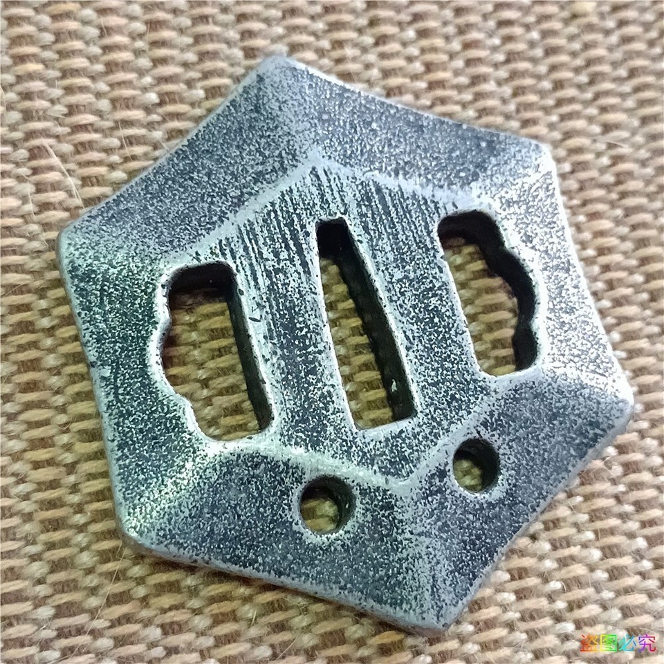 Japanese Iron Steel Tsuba Guard Handguard For Japan Wakizashi Sword ...