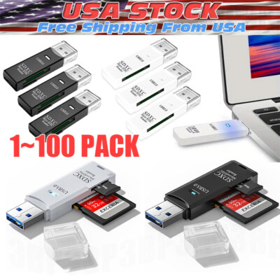USB3.0 SD Card Reader for PC Micro SD Card to USB Adapter for Camera ...