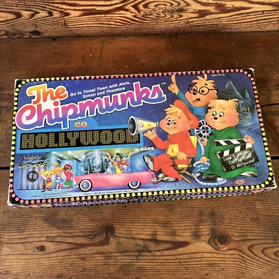 Ideal The Chipmunks Go Hollywood Board Game CBS Alvin and Theodore 1983 ...
