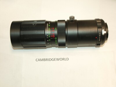 90-230mm F4.5 Soligor telephoto ZOOM lens for Minolta manual focus SLR ...