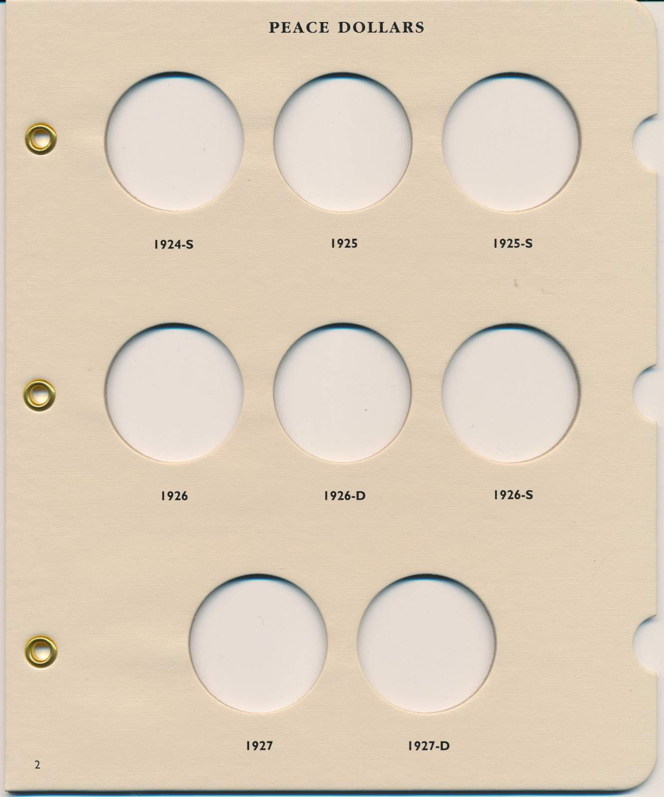 Littleton Coin Album LCA10 Peace Dollar $ 1921-1935 Book | eBay