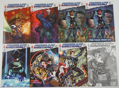 Contract #0 & 1-3 VF/NM complete series + FCBD + (3) solo missions ...