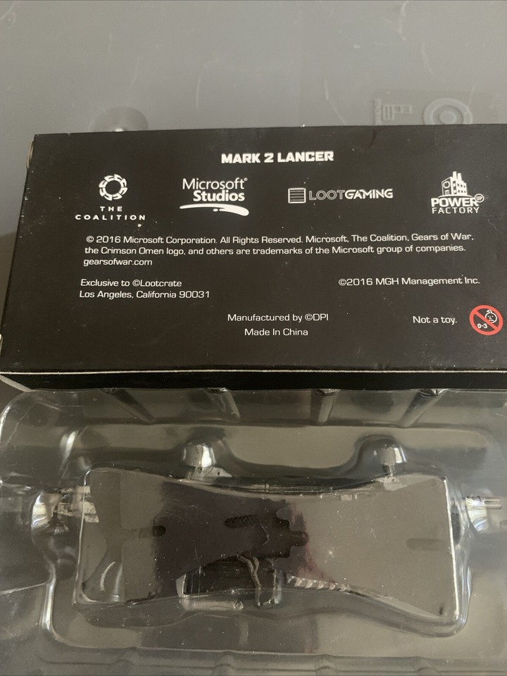 Gears of War 4 Mark 2 Lancer Replica Model Loot Crate Exclusive ...