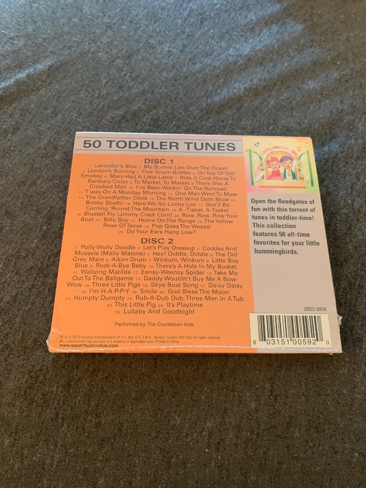 50 TODDLER TUNES (2 CD Set) - Countdown Kids - CD 2011-09-06 ...
