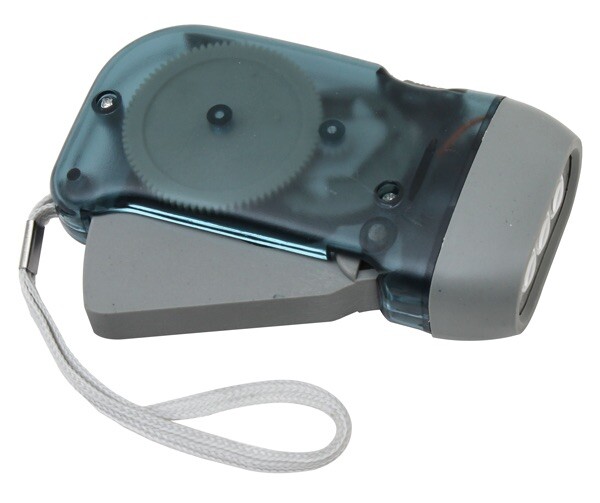 3 LED Dynamo Crank Wind Flashlight Torch Camping Emergency Survival ...