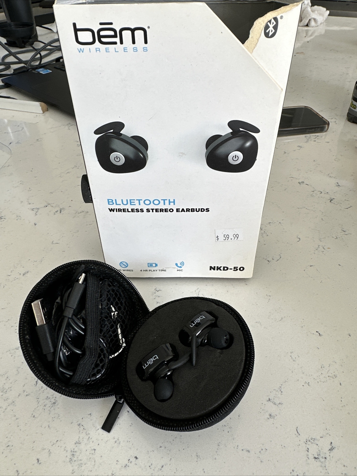 BEM Wireless Earbuds True Wireless NKD-50 | eBay