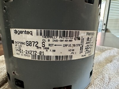 Genteq 5KCP39PG S072 S Motor | eBay