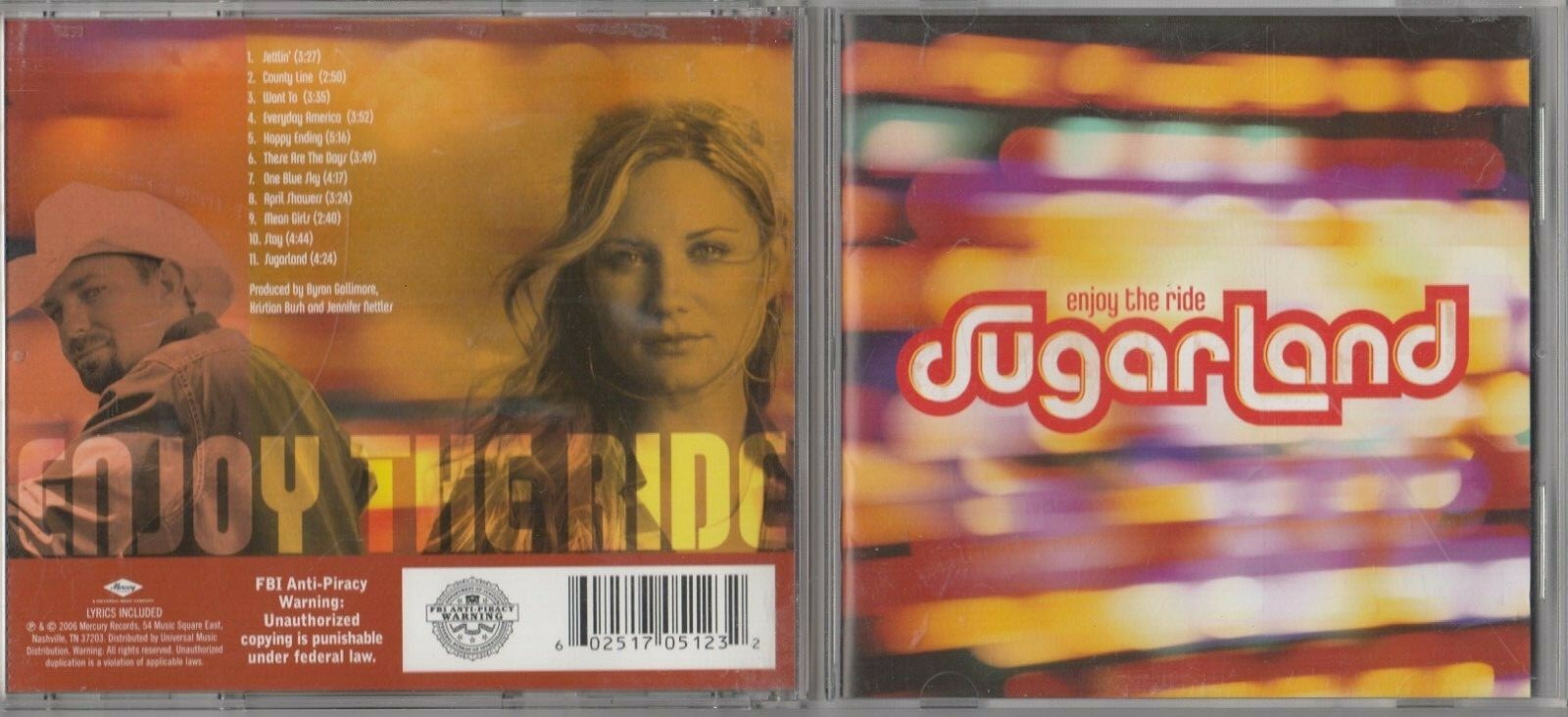 Sugarland - Enjoy the Ride (CD, Nov-2006, Mercury Nashville) | eBay