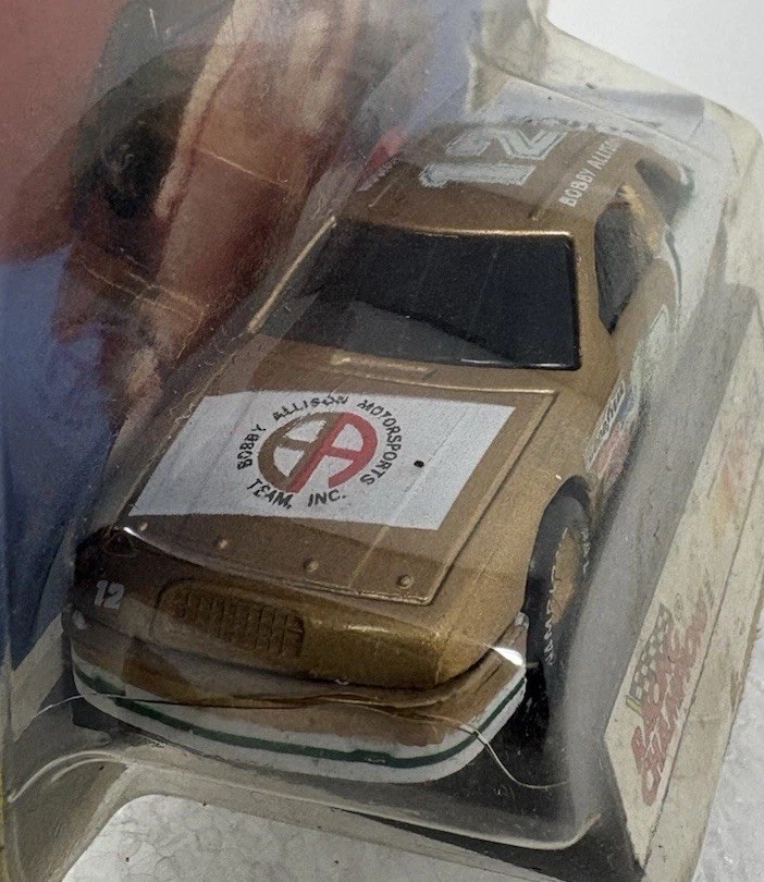 NASCAR Diecast Bobby Allison SIGNED 1991 1:64 Scale Stock Car #12 ...