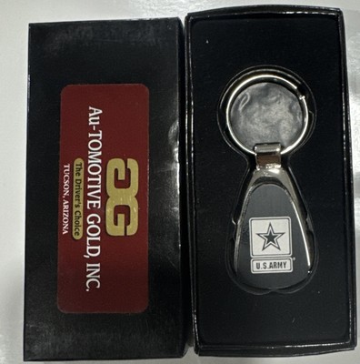US ARMY Tear Drop Metal BLACK Key Chain Licensed | eBay