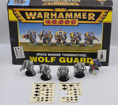 Warhammer 40k 2nd Edition Space Wolves Wolf Guard OOP Box Set | eBay