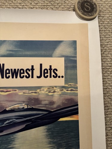 Original Jet Age Poster Fly The Navy’s Newest Jets Join The Naval ...