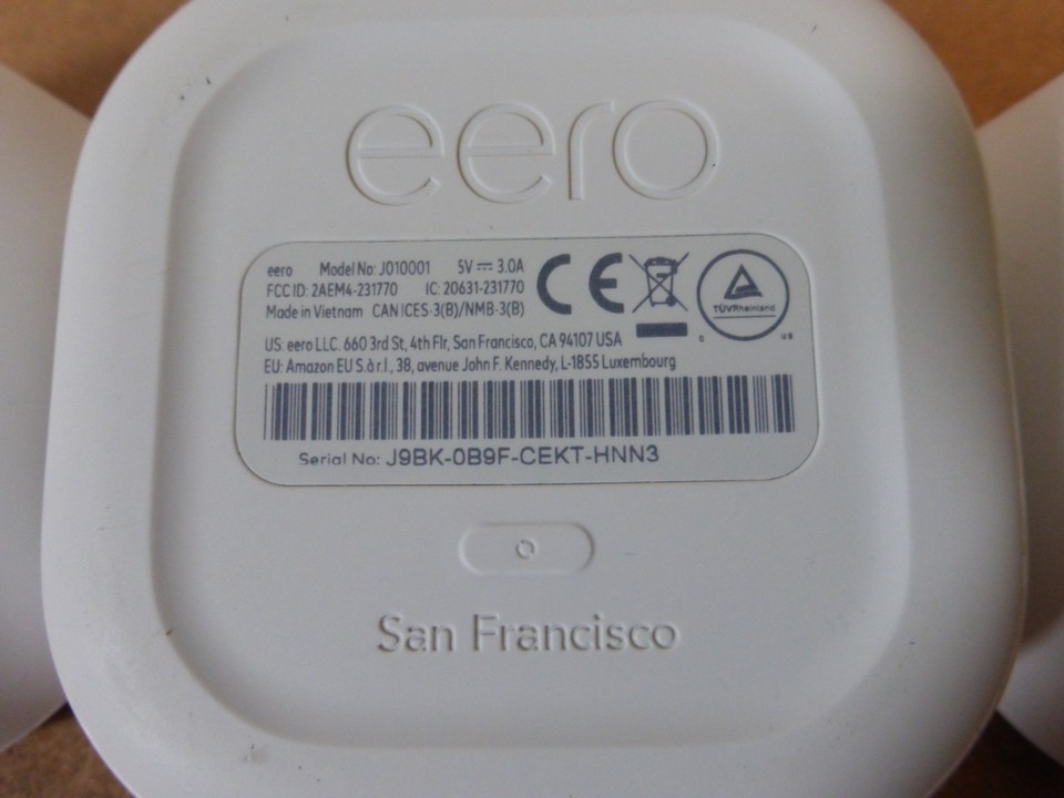 Lot of (3) EERO 2nd Gen Dual-Band WiFi 5 Mesh Router Range Extenders ...
