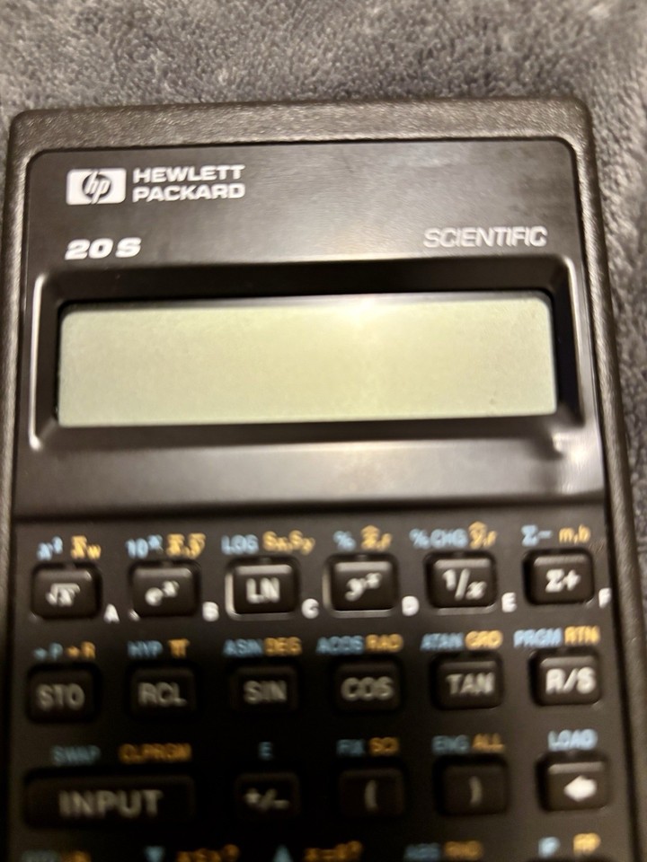 Hewlett Packard 20s Scientific Calculator 1987 Pre-owned Working | eBay