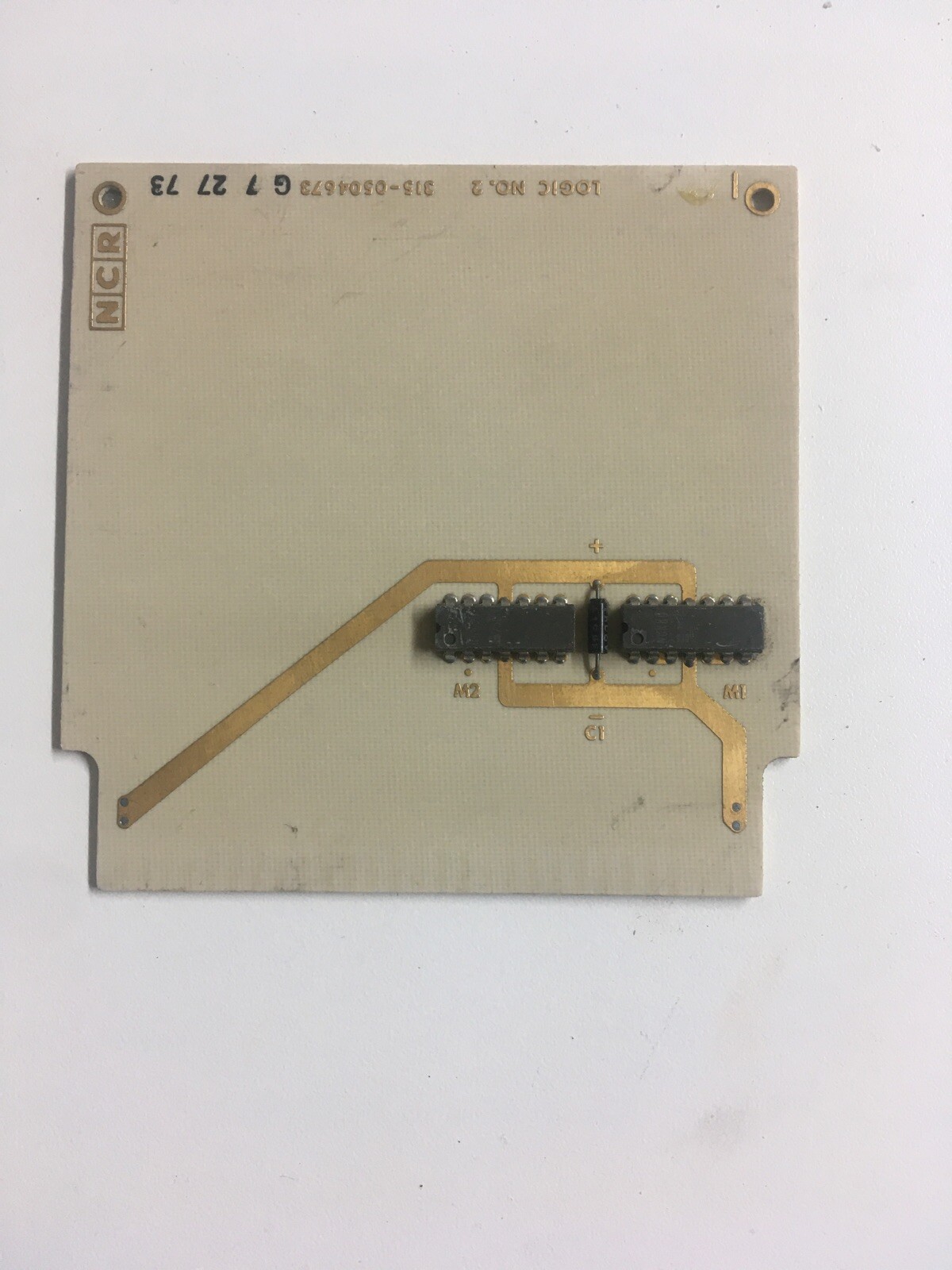 VERY RARE 1968 NCR SYSTEM 100 GOLD PLATED CIRCUIT BOARD LOGIC NO 2 | eBay