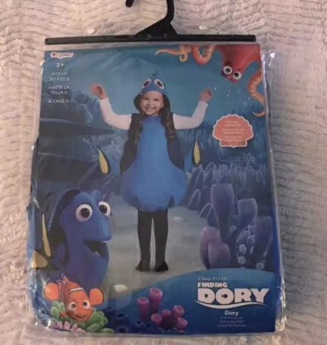 NEW Disney's Finding DORY Toddler Halloween Costume in Blue Fits Size ...