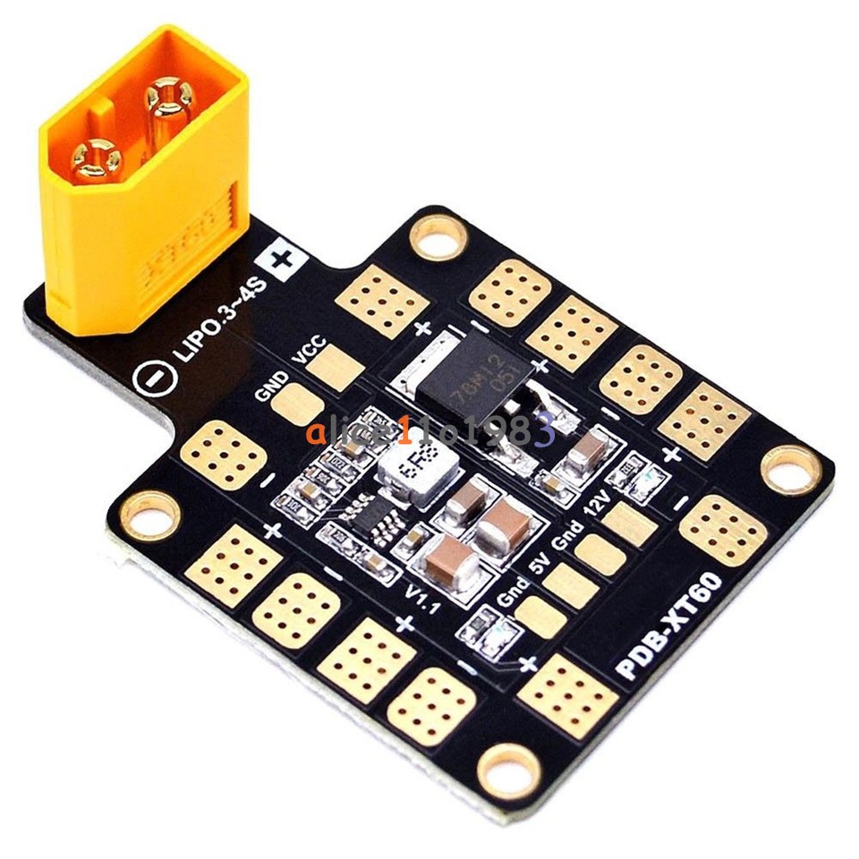 PDB-XT60 Power Hub Distribution Board BEC 5V 12V for Racing 250 210 ...