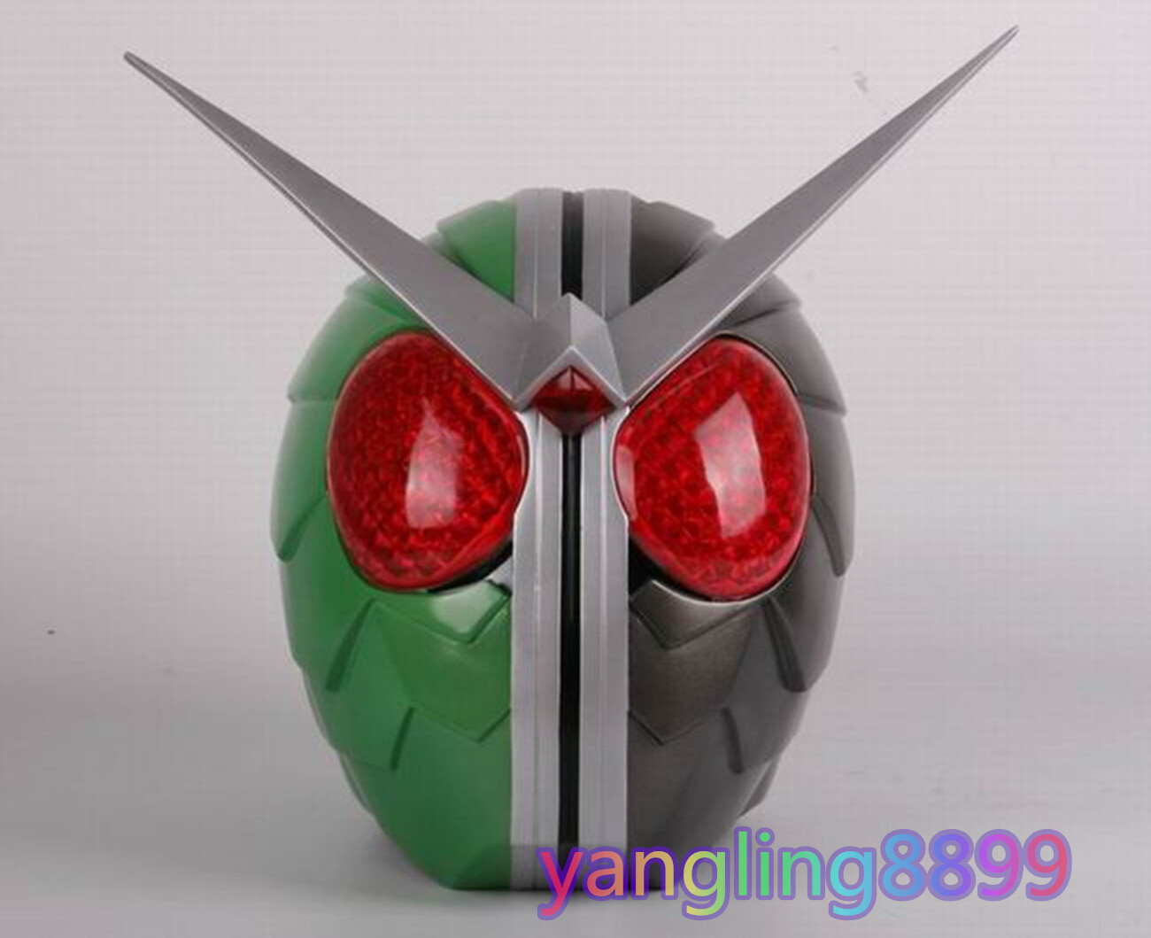 Kamen Rider W Double 1:1 Wearable Helmet Resin Mask w/ Led Eye Masked ...