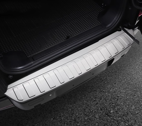 Rear Bumper Protector Guard Plate Trunk Cover For Land Rover Defender ...