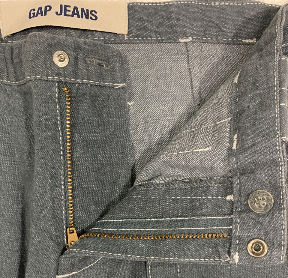 NWT Vintage 2001 Gap Flare Gray Grey Jeans Denim Womens Size 4 MSRP $49 ...
