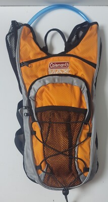 72 oz. Coleman Max Water Bladder Back-pack Bag Orange and Black | eBay