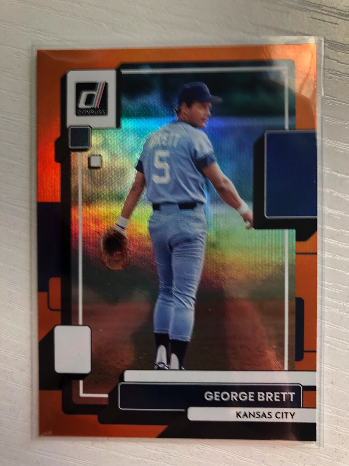 2022 Panini Donruss Holo Orange Parallel George Brett Royals 102 | eBay