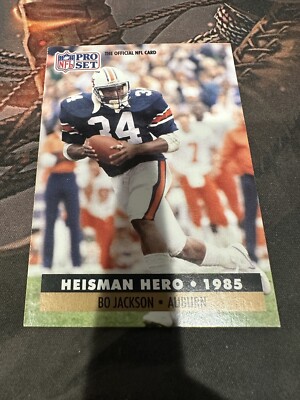 1991 Pro Set - Heisman Hero #42 Bo Jackson | eBay