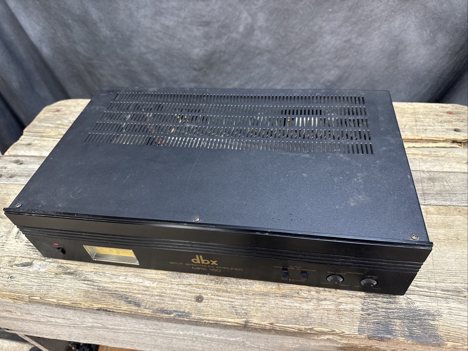 DBX MPA 150 Split Spectrum Mono Subwoofer Amplifier – Vintage Low ...
