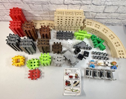 Little Tikes Waffle Blocks Steam Train Set With Instructions *MINT ...