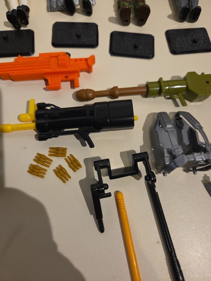 Vintage Hasbro GI Joe Lot Manta Ray Figures Accessories Missled ...