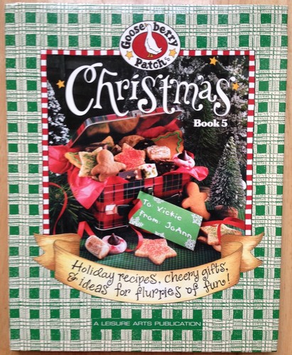 2003 GOOSEBERRY PATCH CHRISTMAS COOKBOOK, BOOK 5, MINT! 9781574862737 ...