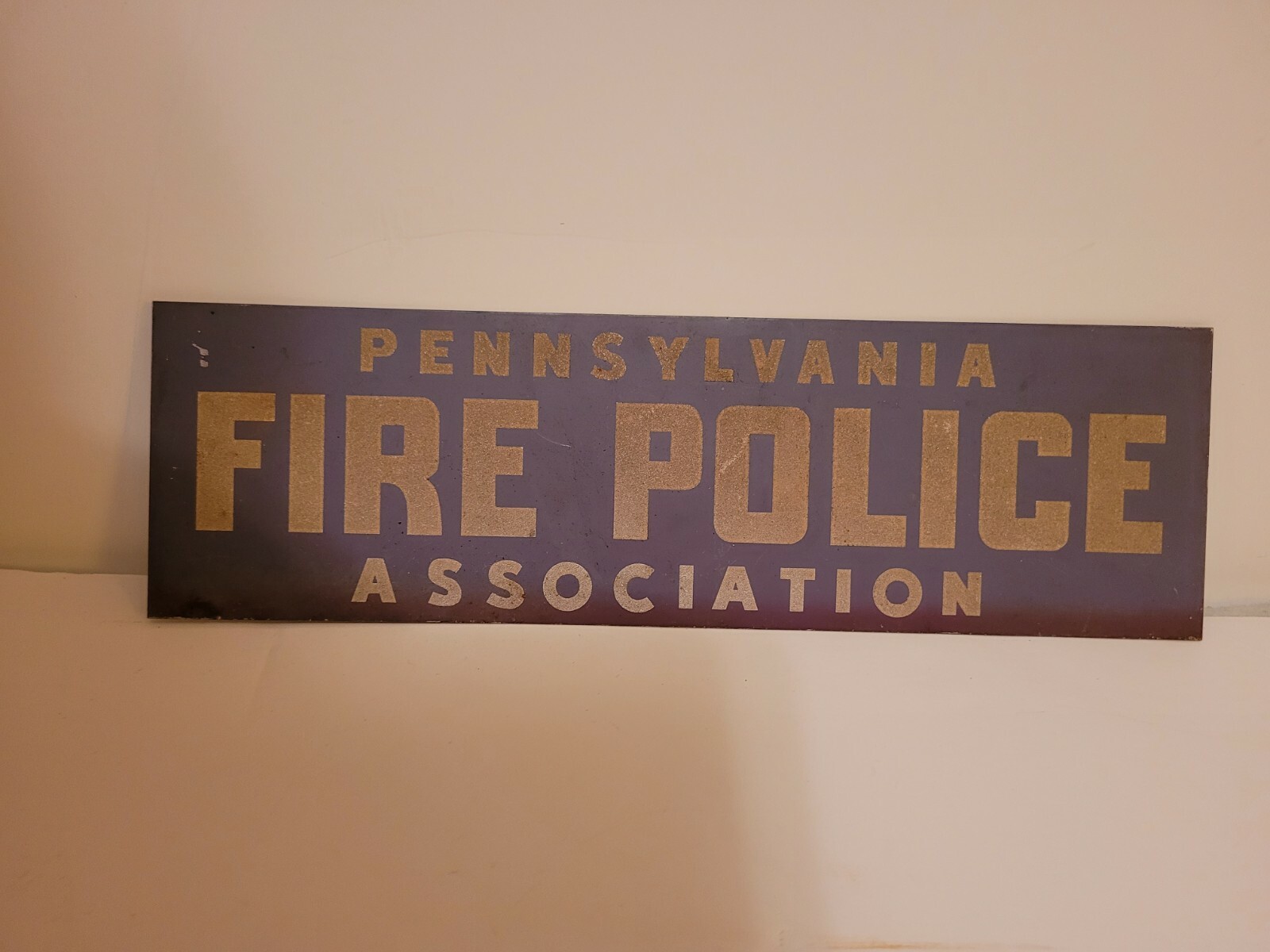 Vintage Fireman Metal Signs! Pennsylvania Fire Police & Neffsville Fire ...