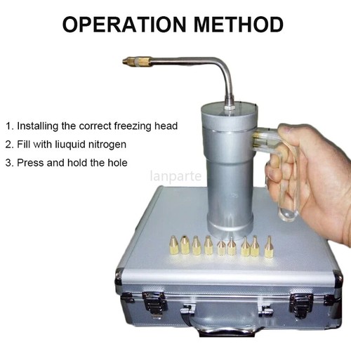 300ml/ 500ml Liquid Nitrogen Sprayer Can LN2 Frezze Spray Gun Beauty ...