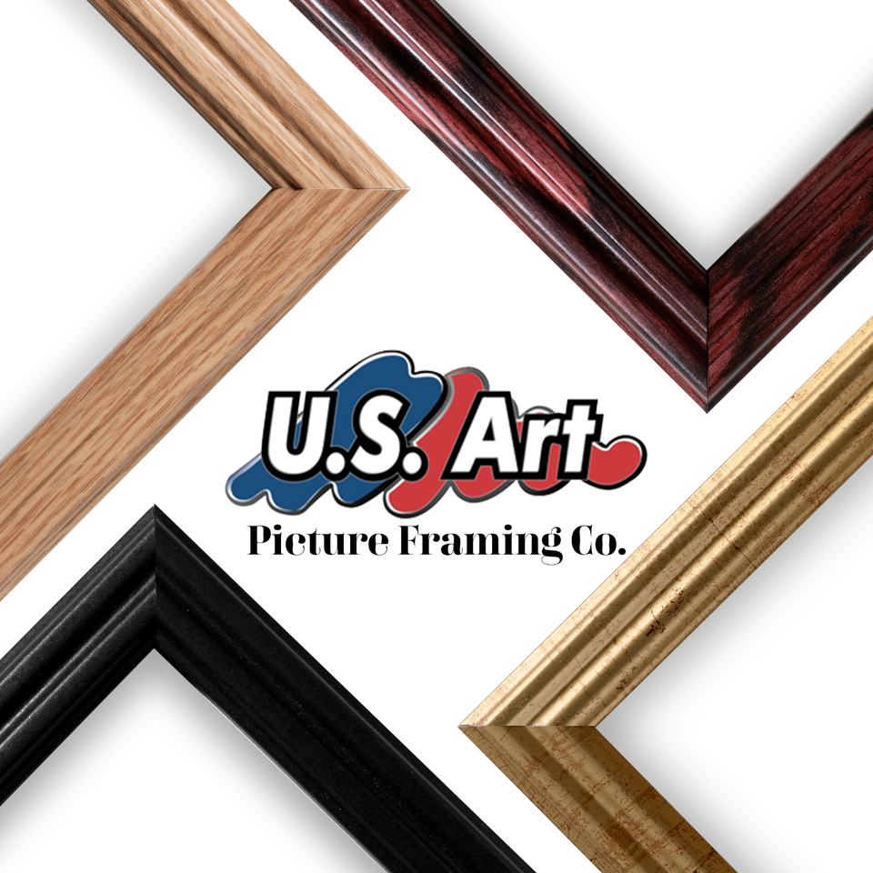 US ART Frames .75" Black Solid Poplar Wood Picture Poster Frames S-A | eBay