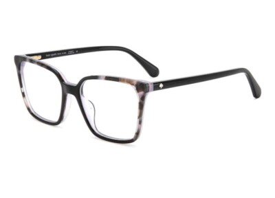 Kate Spade Everleigh 0807 Black Havana Square Women's Eyeglasses | eBay