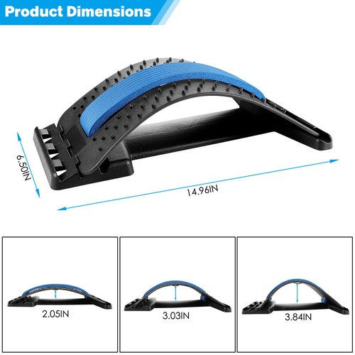 Back Stretch Equipment Massager Magic Stretcher Lumbar Support ...