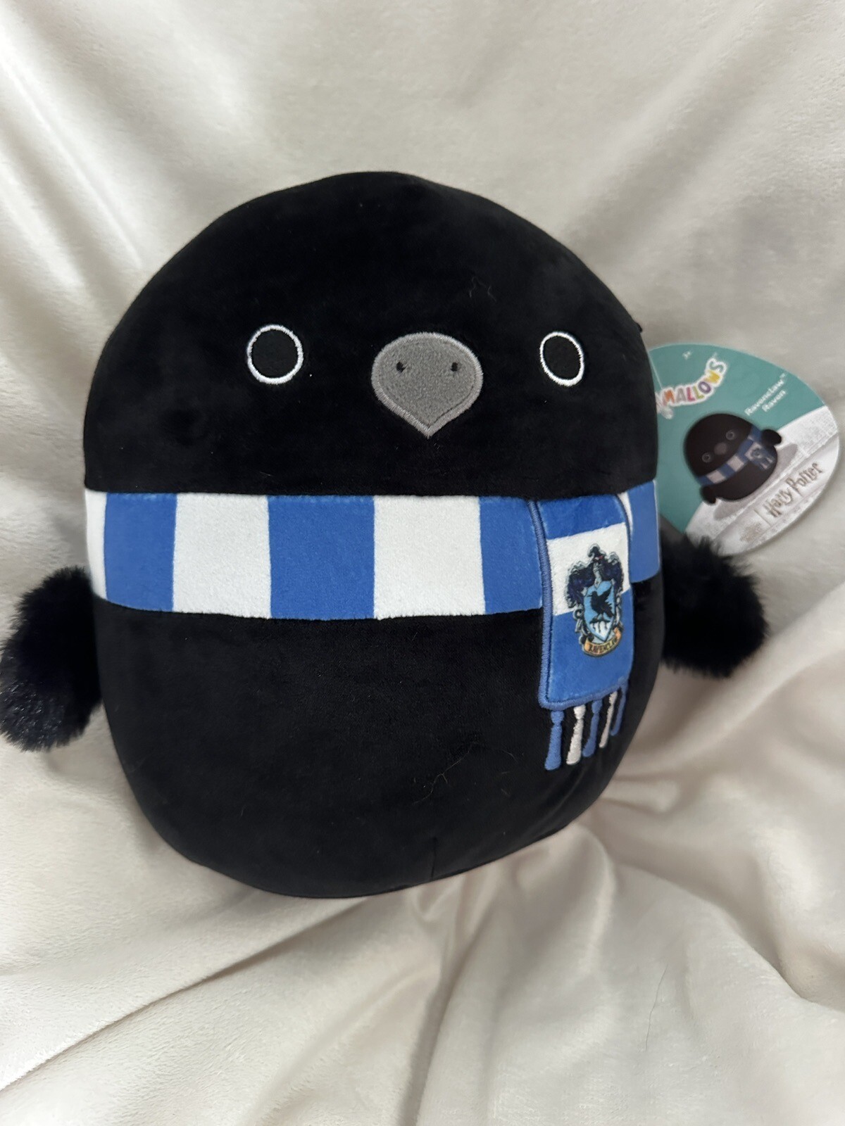NWT Squishmallows 8" Harry Potter Hogwarts House Scarf Ravenclaw Raven ...